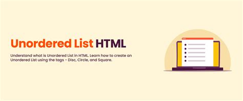 Unordered List In HTML Types Benefits And Best Practices
