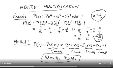 N Nested Multiplication Jasper2003 博客园