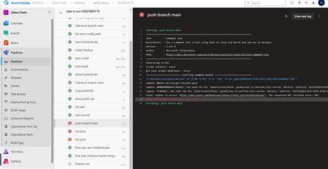 azure devops pipelines编译构建把构建文件提交 push 到git提示权限错误问题解决 罗曼蒂克 博客园