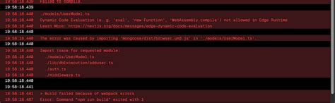 Fixing Dynamic Code Evaluation Not Allowed In Edge Runtime Mongodb Lanka Rathnayaka Medium