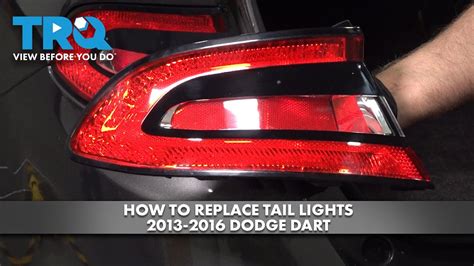 How To Replace Tail Lights 2013 2016 Dodge Dart 1a Auto