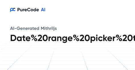 Build Great Mithriljs Date20range20picker20toolbar Components Faster