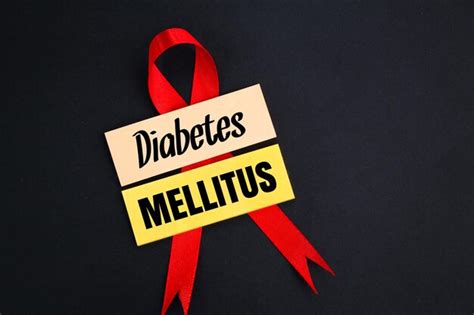 Cintas Y Papel De Color Con La Palabra Diabetes Mellitus Concepto