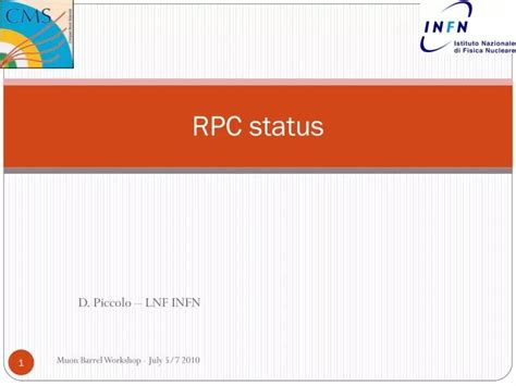 PPT RPC Status PowerPoint Presentation Free Download ID