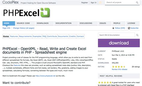 PHPExcelでエクセルを出力してみる その Web Development Blog