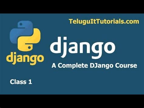 Django Setup In Telugu Django Full Course In Telugu YouTube