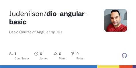 Github Judenilsondio Angular Basic Basic Course Of Angular By Dio