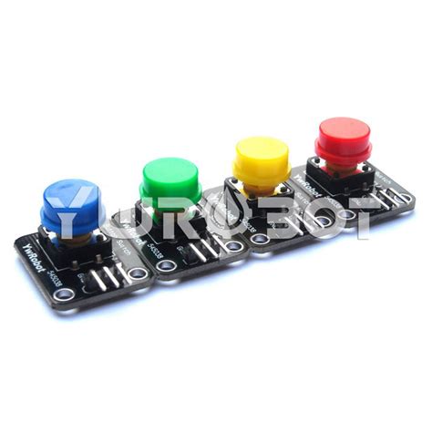 아두이노 버튼 모듈 4개 Set Elb030632 디바이스마트
