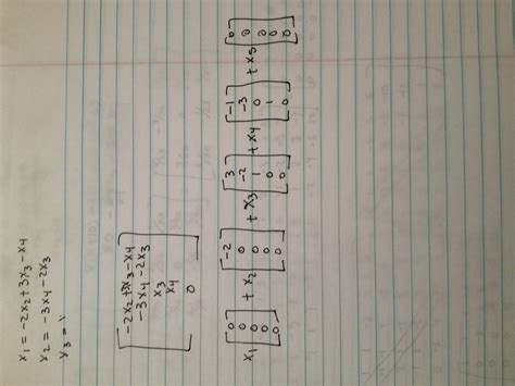 linear algebra finding a spanning set for a null space mathematics