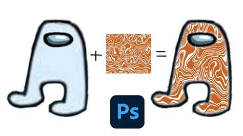 Как наложить текстуру на объект в фотошопе Youtube