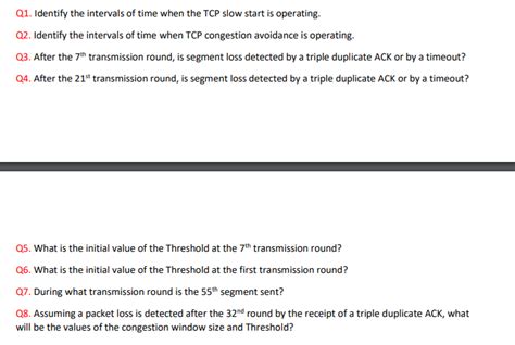 Solved Consider The Following Plot Of Tcp Window Size As A