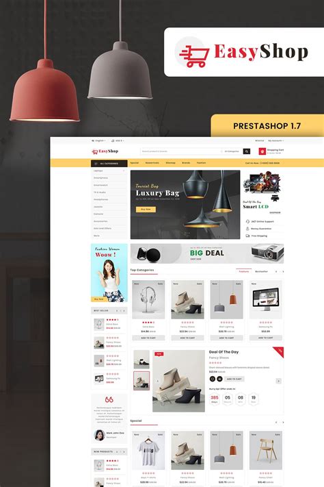 Check Out This Behance Project “easy Shop The Mega Ecommerce Store