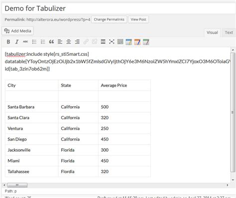 Create A Data Table In Wordpress With Advanced Search Capabilities