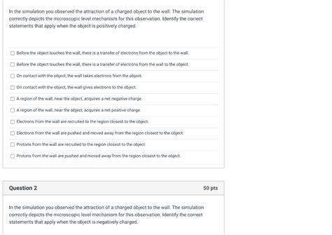 Solved Same Possible Choices For POSITIVELY Charged Object Chegg