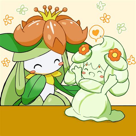 Alcremie And Lilligant Pokemon Drawn By Monya Danbooru