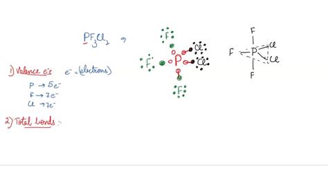 Solved Draw The Lewis Structure For Pfcl2 And Answer The Following Questions 1 How Many