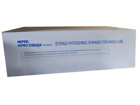 Ml Nipro Hypodermic Syringe At Rs Box Hypodermic Syringes In Kanchipuram ID