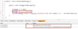 How To Convert Integer Data Type To Decimal In Salesforce Apex