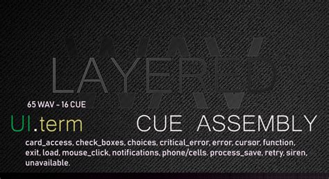 Ui Cue Assembly In Sound Effects Ue Marketplace Ui Cue Assembly In Sound Effects Ue Marketplace