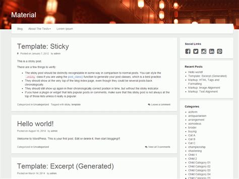 20 Material Design Wordpress Themes For Free Download And Premium