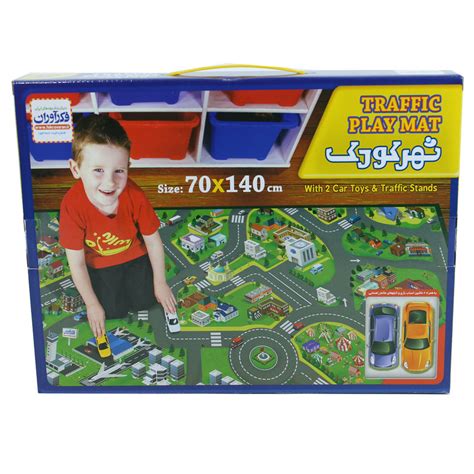 قیمت و خرید زیر انداز بازی فکرآوران مدل شهر کودک سایز 70×140 سانتی متر