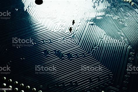 회로 기판 전자 컴퓨터 하드웨어 기술 구성 요소 마더 보드 디지털 과학 그런 지 배경입니다 0명에 대한 스톡 사진 및 기타 이미지 Istock