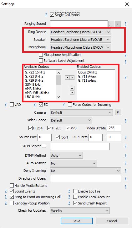 PBX SIP Device MicroSIP For Desktop Configuration Knowledge Base Centre