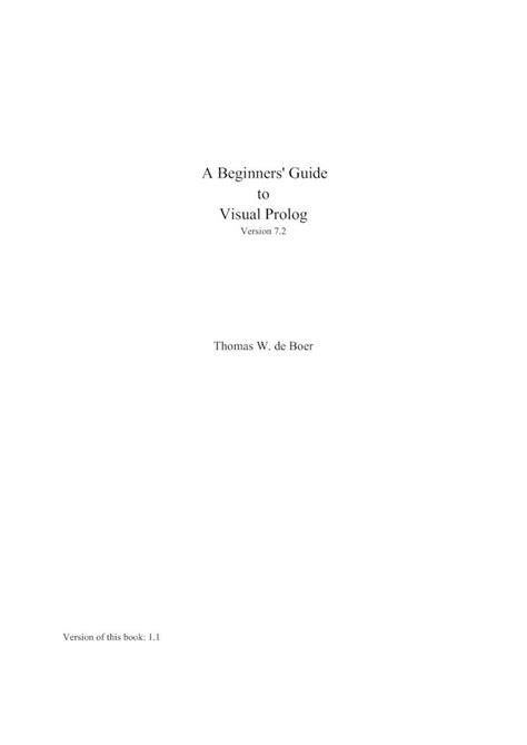 pdf visual prolog beginners dokumen tips