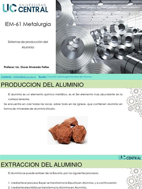 2 Produccion Del Aluminio Pdf