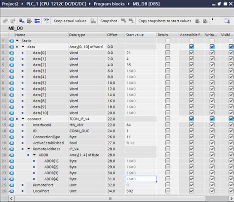 Siemens SIMATIC S7 PLC As Modbus TCP Server A Quick Tutorial