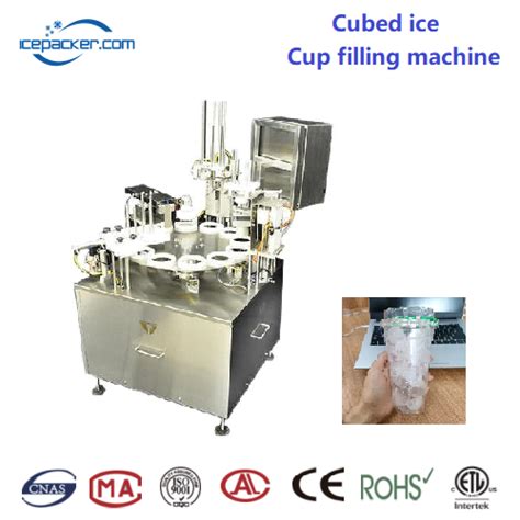 Small Ice Cup Filling Sealing Capping Machine