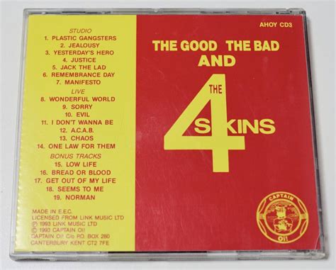 Yahooオークション 送料込み The 4 Skins 4スキンズ The Good The B