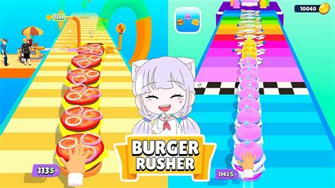 Burger Rusher 참깨빵 위에 순쇠고기 패티 두 장 특별한 소스 양상추 치즈 피클 양파까지 Youtube