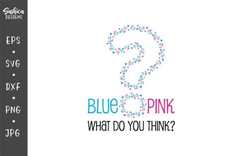 Gender Reveal Question Mark Graphic By Sashica Designs Creative Fabrica