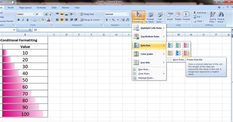 Onlineoffline Earn Money With Easy Skills What Is Data Bars In Excel