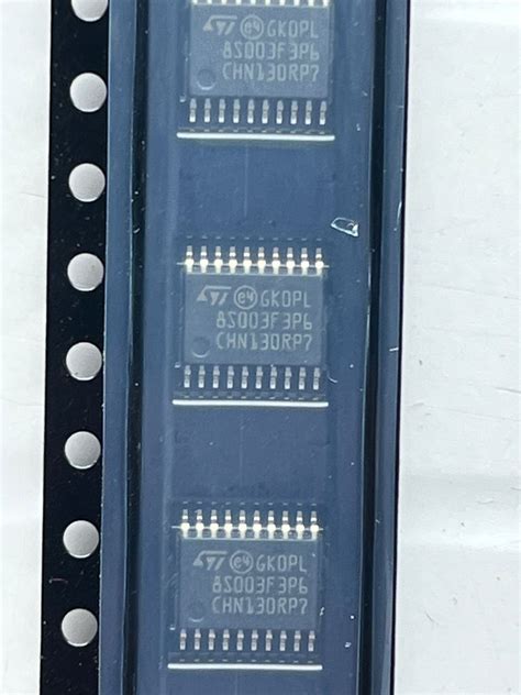 St Micro 8 Kb Stm8s003f3p6tr Smd Microcontroler Ic 8 Pins At ₹ 19 In Mumbai