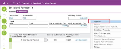 How To Process A Customer Supplier Mixed Payment Ifs Community