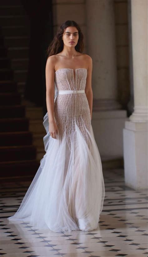 Pin By Ei Thu Zar Thin On White Wedding Dress Sheer Wedding Dress