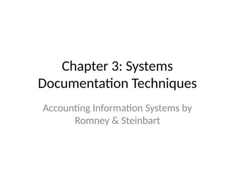 Chapter3systemsdocumentationtechniquesfullpptx