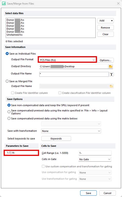 How Can I Export My Spectral Data Files From Fcs Express With Unmixing