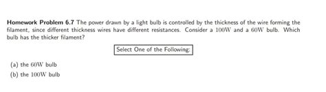 Solved Homework Problem 6 6 Consider Two Resistors Each