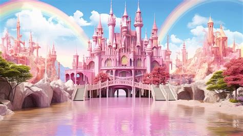 Premium Ai Image Catle In The Pink Color High Definition Photographic Creative Image