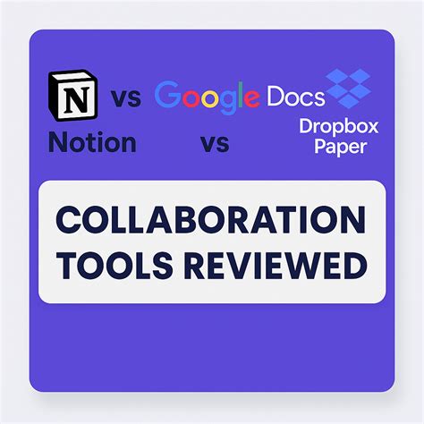 Notion Vs Google Docs Vs Dropbox Paper Review