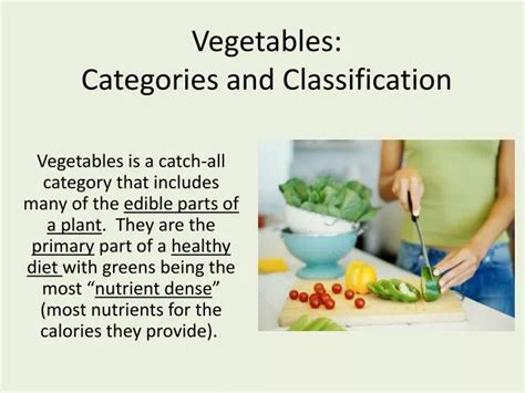 Classification Of Fruits And Vegetables Slideshare
