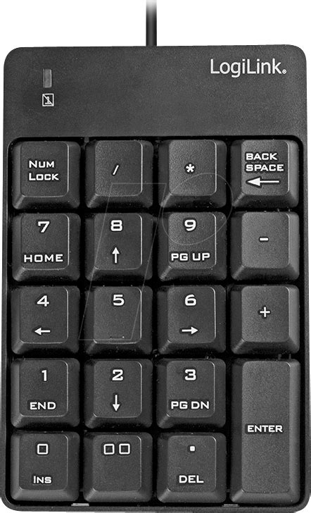 LOGILINK ID Keypad USB Black At Reichelt Elektronik