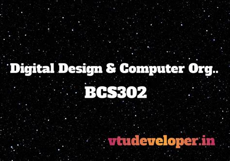 Vtudeveloper Dgital Design And Computer Organization Lab Manual Bcs302