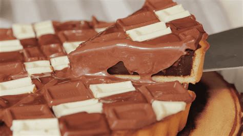 Chocolate Tart With Melty Chocolate Tiles Tastemade