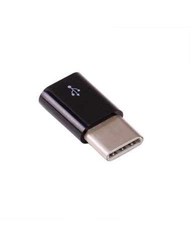 Raspberry Pi Micro USB To USB C Adapter Black Cabos E Adaptador