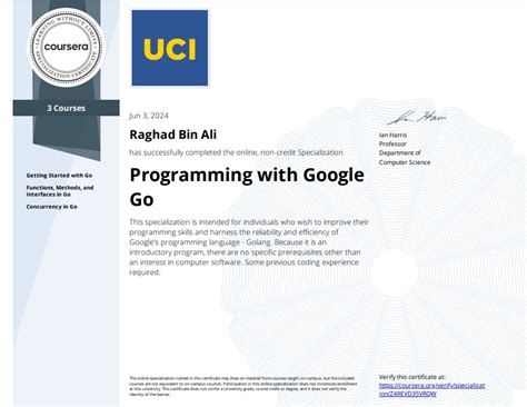 Raghad Bin Ali On Linkedin Golang Programming Concurrency Ucirvine