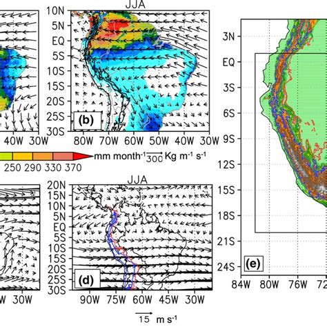 Average Chirps Precipitation Shaded And Vertically Integrated Water